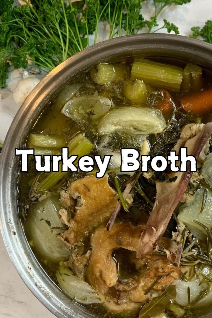 Savory Turkey Broth Recipe (with VIDEO)| FeedMeBetter
