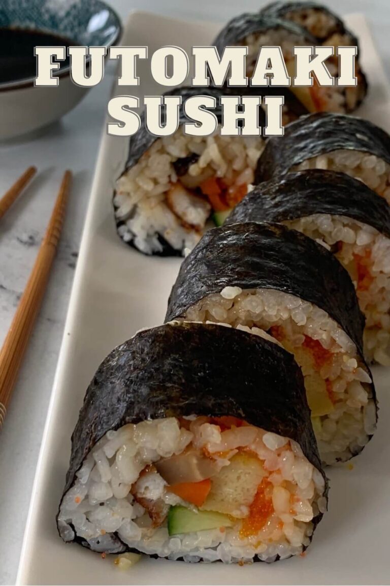Savory Futomaki Recipe (with VIDEO) | FeedMeBetter