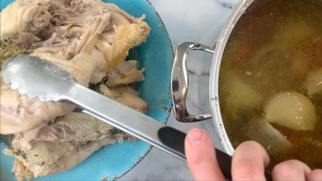 Homemade Chicken Broth Recipe (+VIDEO) | FeedMeBetter