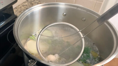 Homemade Chicken Broth Recipe (+VIDEO) | FeedMeBetter